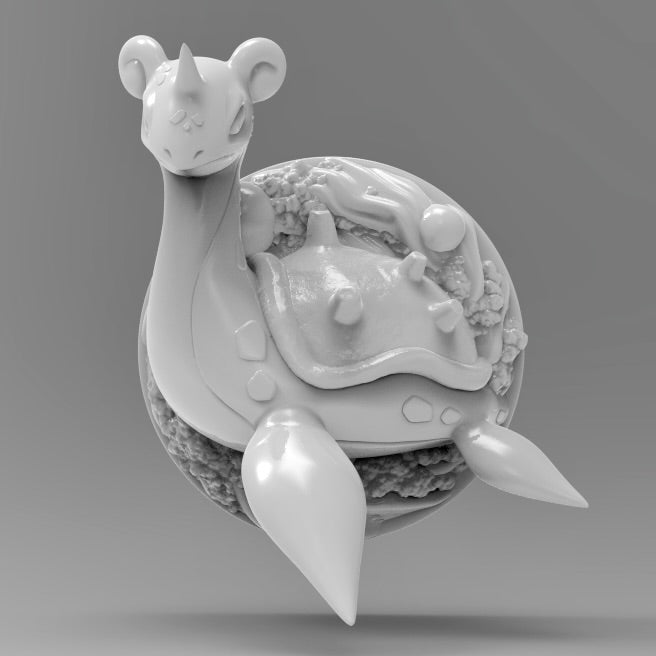 Lapras 3D Printed Pokémon Wall Décor – Print To Table