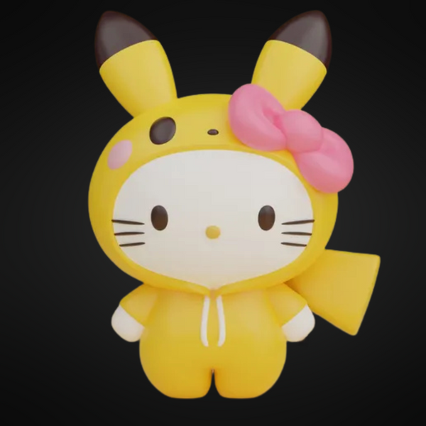 Pikachu Hello Kitty – Print To Table