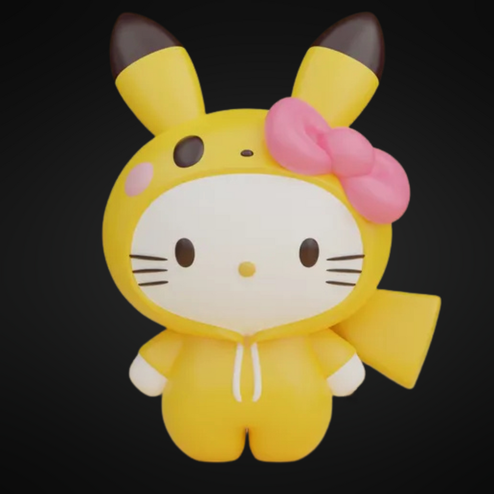 Pikachu Hello Kitty – Print To Table